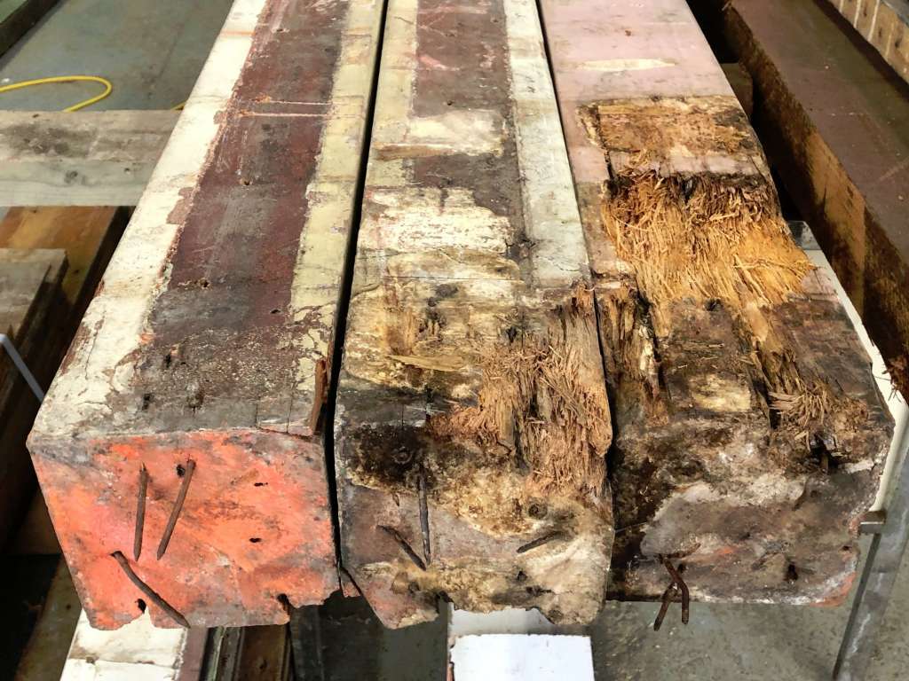 Rimu Veranda Posts – Axebreaker Hardwood and Salvage New Zealand